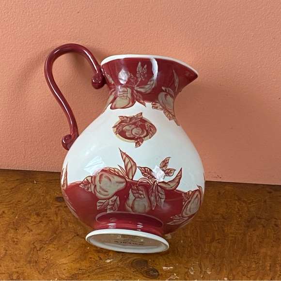 Waverly | Art | Waverly Garden Room Fruit Toile 64 Oz Pitcher Burgundy ...